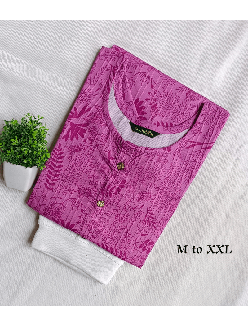 2272 – Popcorn Kurtis with Jeggings Combo - Perfect Collections